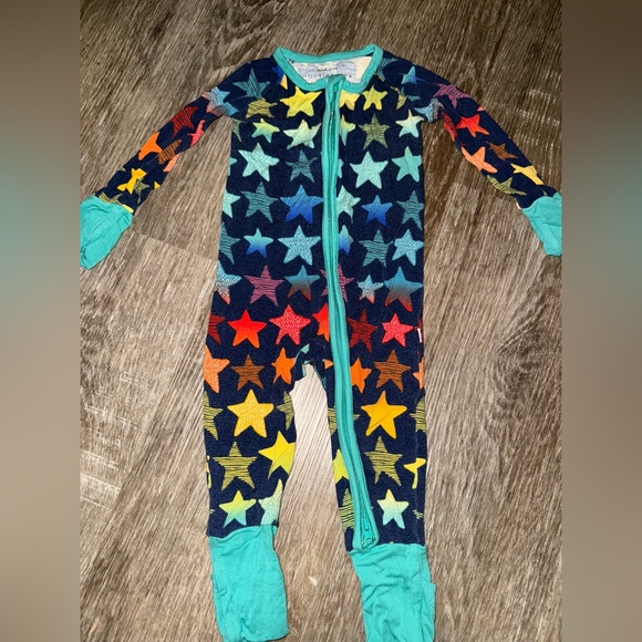 Little Sleepies | One Pieces | Little Sleepies Rainbow Stars Zippy ...